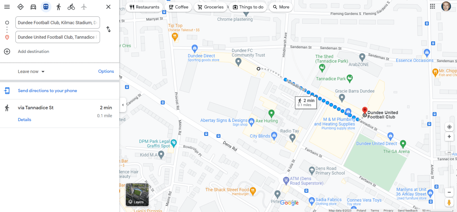 Backpacking In Scotland: Visiting Side By Side Football Stadiums in ...